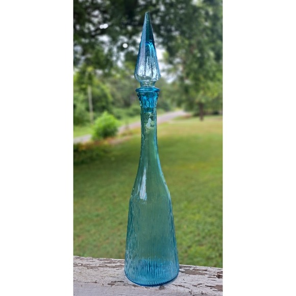 Dining | Rare Rossini Empoli Italian Blue Genie Bottle | Poshmark